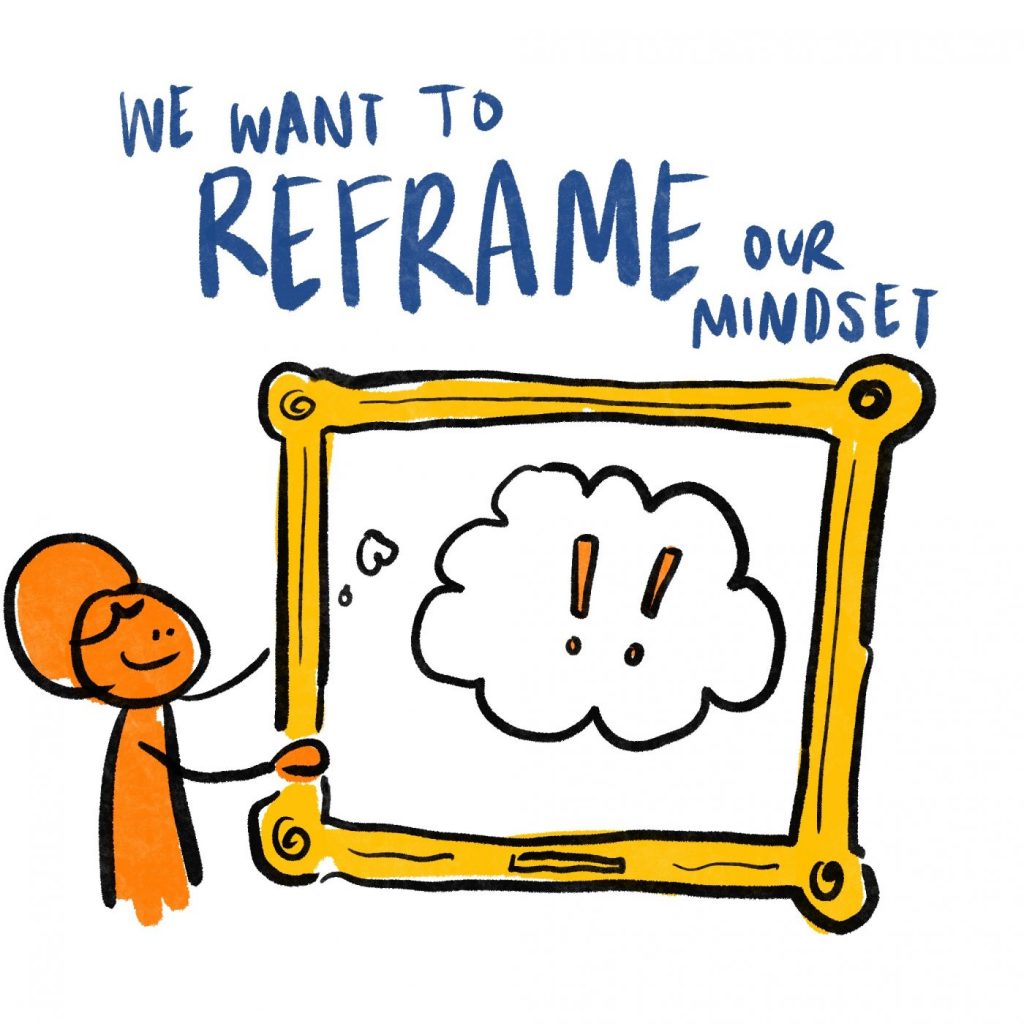 Our long term plan...reframing, being creative and helping to give ...